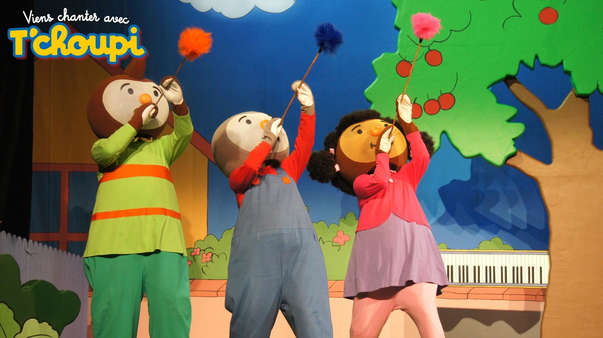 "Viens danser avec T'choupi" , un nouveau spectacle feerique et amusant ...